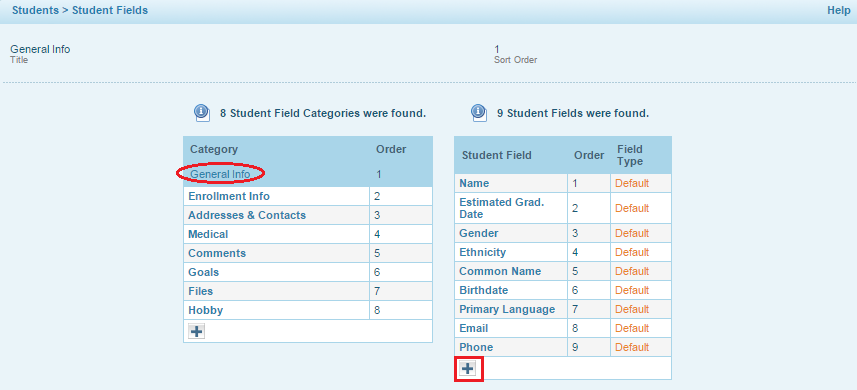 How to create Custom Fields for Students – OS4ED